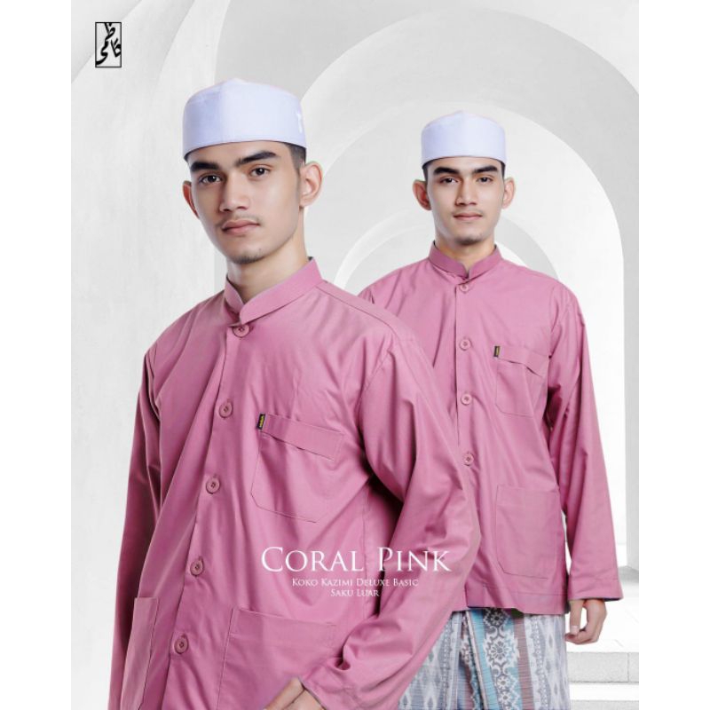 Jual KOKO HAIBAH KAZIMI - CORAL PINK | KOKO HABAIB MODEL AMMU | Shopee ...