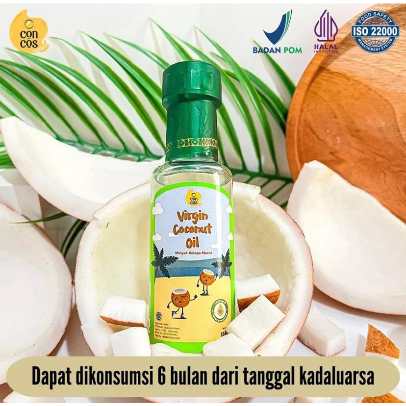 Jual Concos Virgin Coconut Oil Original 100 ML / Minyak MPASI Oil / Minyak Kelapa Murni 100% ...