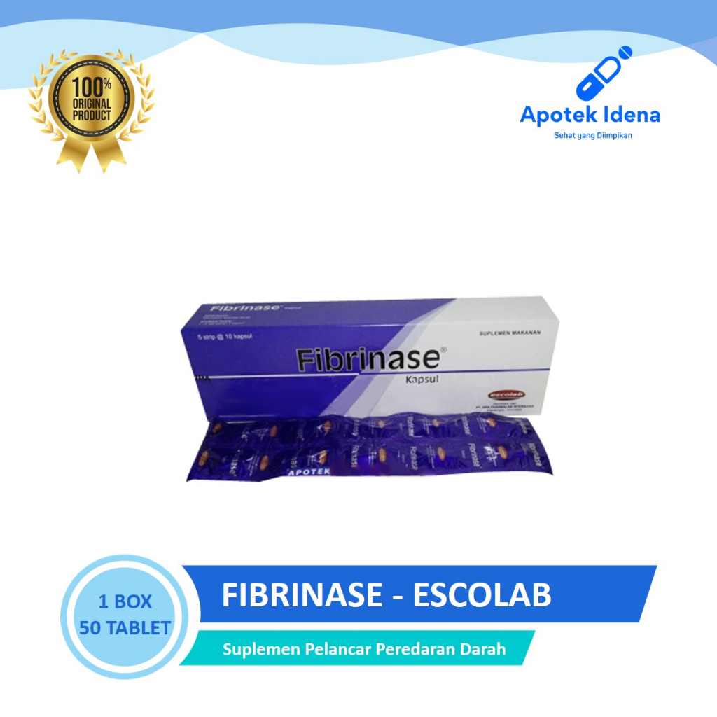 Jual Fibrinase Vitamin Pelancar Peredaran Darah per Box | Shopee Indonesia