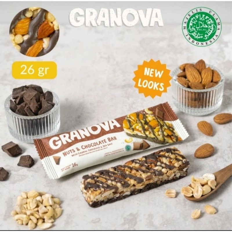 Jual Granola by Granova 100gr - Sereal Granola, Menu Sarapan Sehat ...