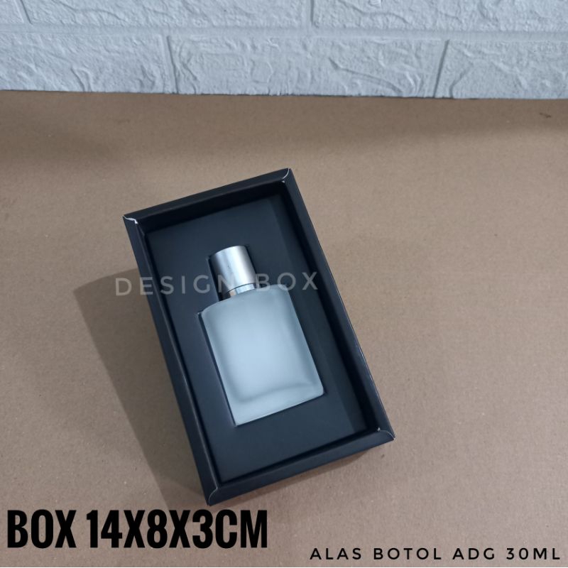 Jual 12PC | BOX PARFUM HITAM POLOS 14X8X3CM | SLIDING BOX 14X8X3CM ...