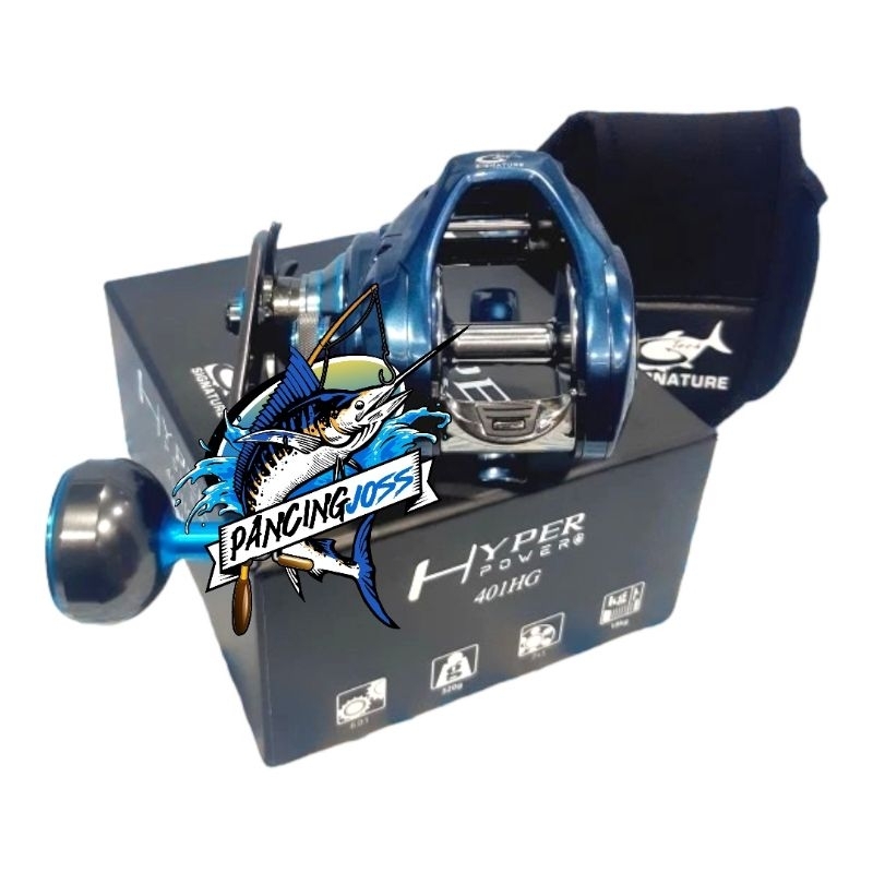 Jual REEL JIGGING BC G TECH HYPER POWER 401HG LEFT HANDLE DRAG 18KG ...