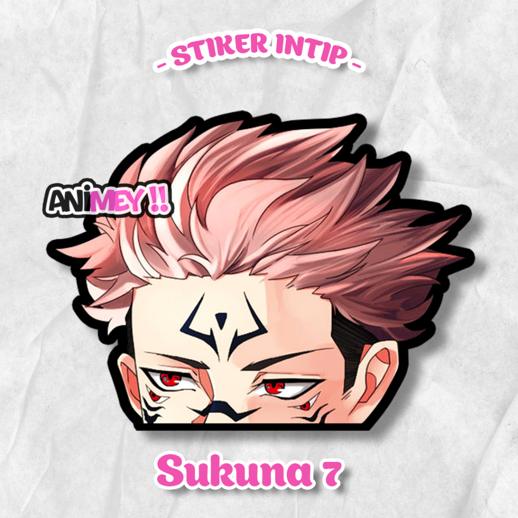 Jual Stiker Intip Sukuna / Sticker Anime Waterproof | Shopee Indonesia