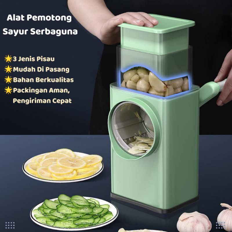 Jual Vegetable Slicer Peeler Machine / Parutan Serbaguna Alat Pemotong ...
