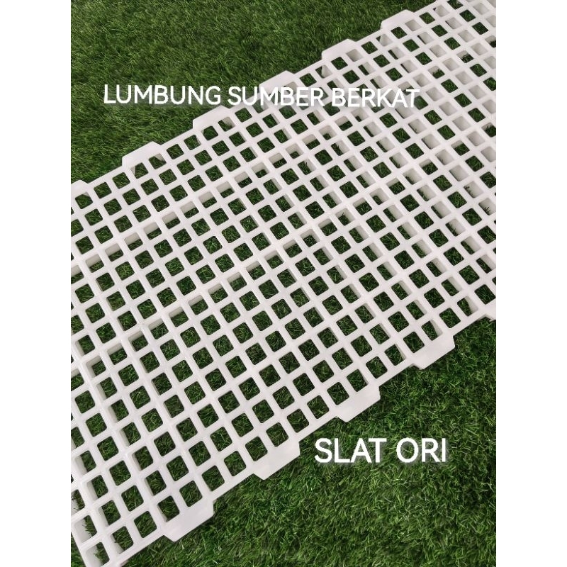 Jual ALAS PLASTIK SLAT ORI KANDANG AYAM 100 X 50 X 4 CM | Shopee Indonesia