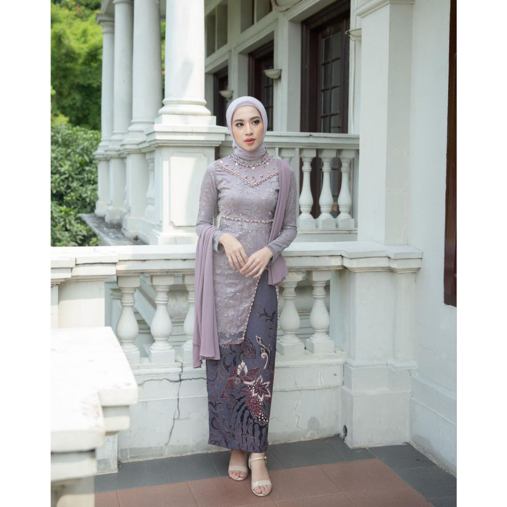 Jual (ADA JUMBO) Set Kebaya Couple Hana Series | kebaya Wisuda Kebaya ...