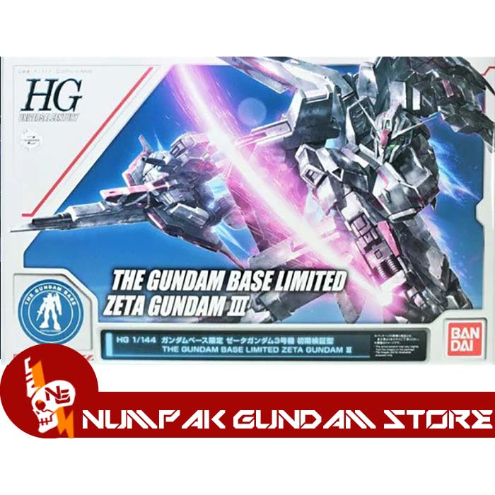 Jual Gundam Base limited Zeta Gundam III HG 144 Bandai | Shopee Indonesia