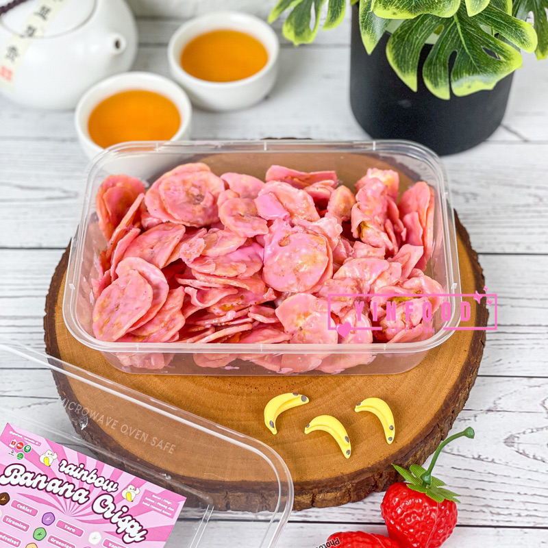 Jual Rainbow Banana Crispy - Keripik Pisang Selai - Keripik Pisang ...