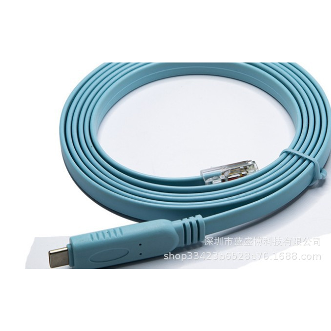 Jual Kabel Console Cisco RJ45 to Type-C Female / Rj 45 to Tipe C Female ...
