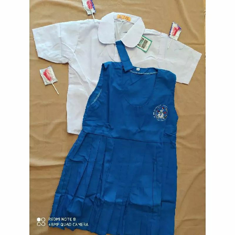 Jual seragam TK seragam TK nasional seragam biru putih pendek ...