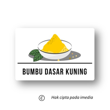 Jual Stiker Toples Bumbu | Stiker Label Bumbu Dapur | Stiker Bumbu ...
