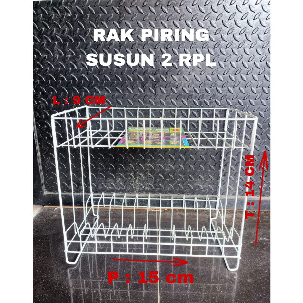 Jual RAK PIRING BESI RPL RPK 03 ATAU SUSUN TIGA TERBARU!!! | Shopee ...