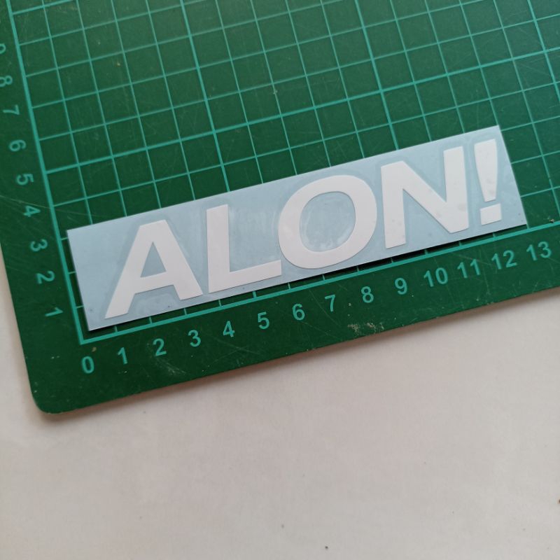 Jual stiker ALON!!, model cutting | Shopee Indonesia