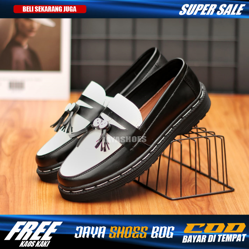 Jual NIGHTMARE Sepatu Docmart Pria Loafers Pantofel Kerja Casual Simple ...