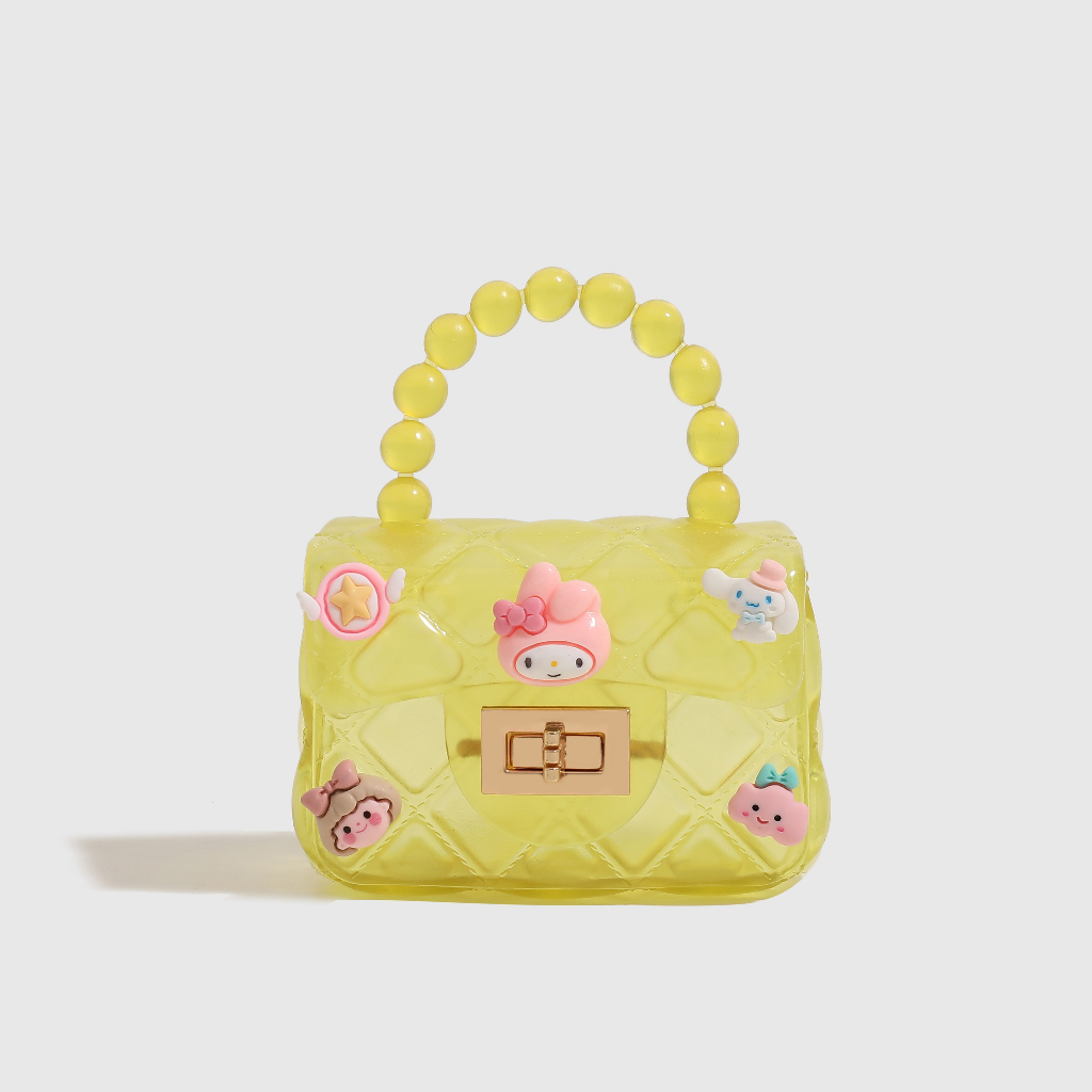 Jual COD - T5640 Tas Jelly Glossy Mini Boneka Anak / Jelly Bag Mutiara ...