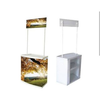 Jual Event desk hitam / Meja jualan / Meja promosi / Meja pameran ...