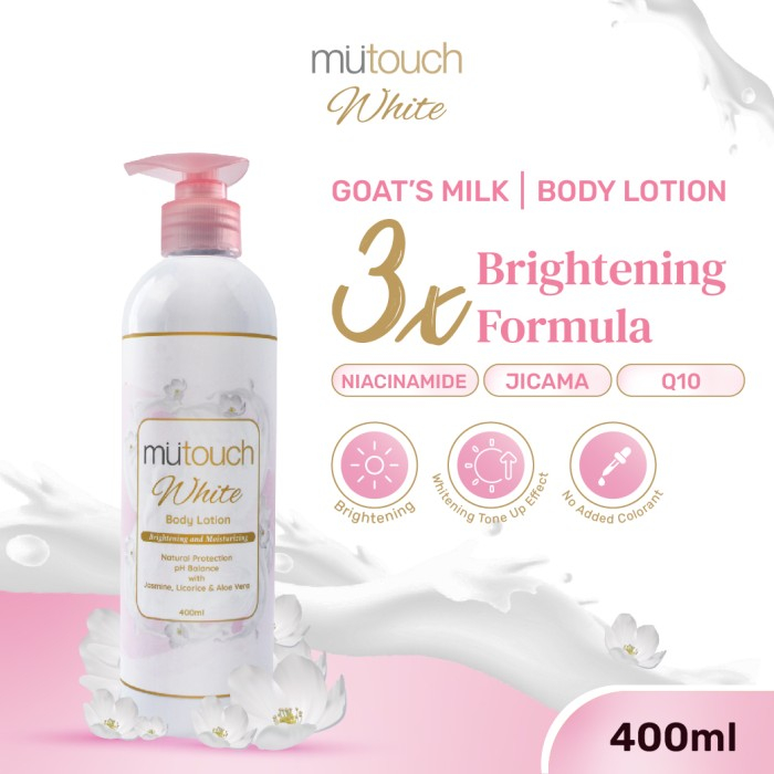 Jual MUTOUCH White Body Lotion Brightening and Moisturizing 400ml ...