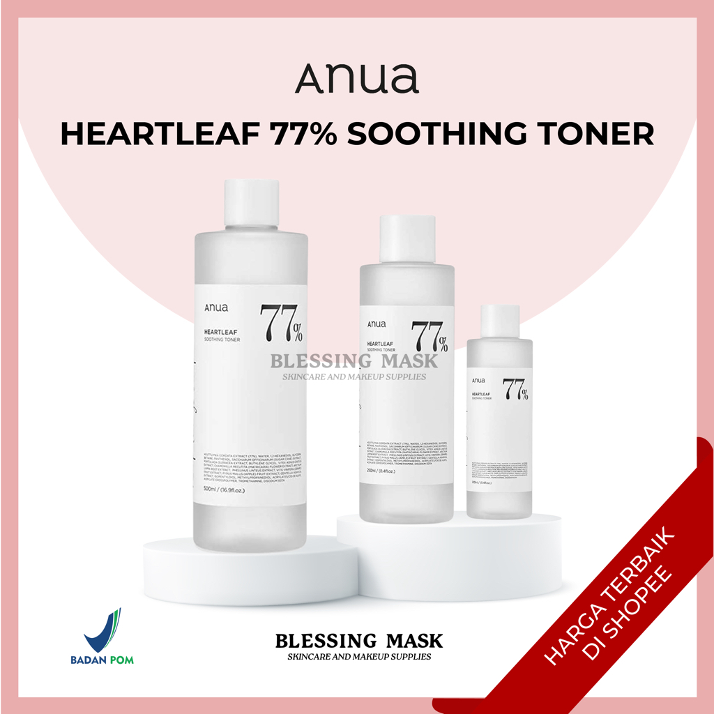 Jual ANUA Heartleaf 77% Soothing Toner 150mL | 250mL | Shopee Indonesia