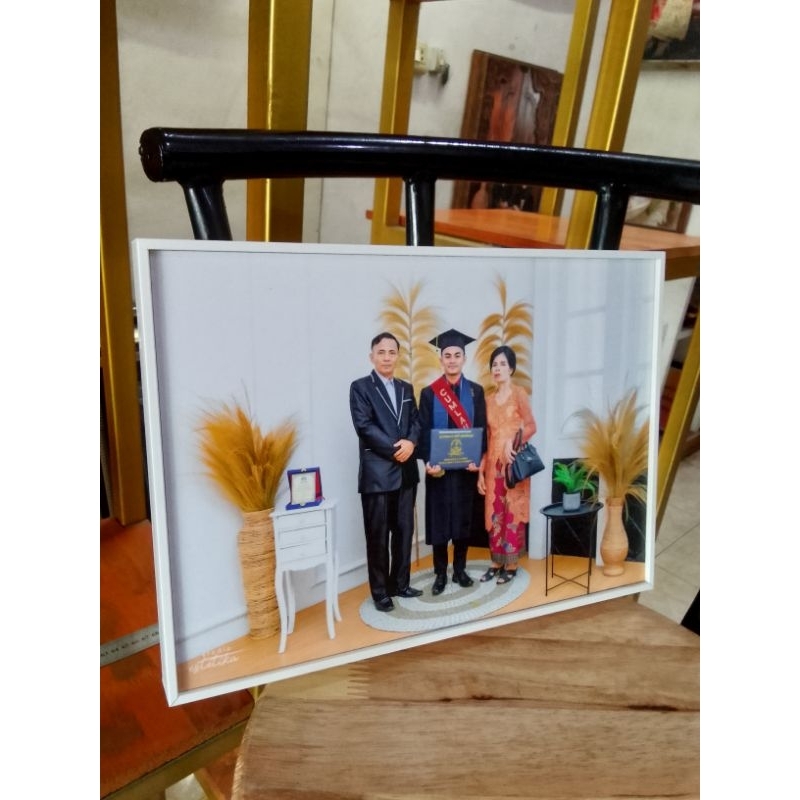 Jual Promo Paket Cebi Block Frame(Cetak Semi Canvas+Bingkai Minimalis ...