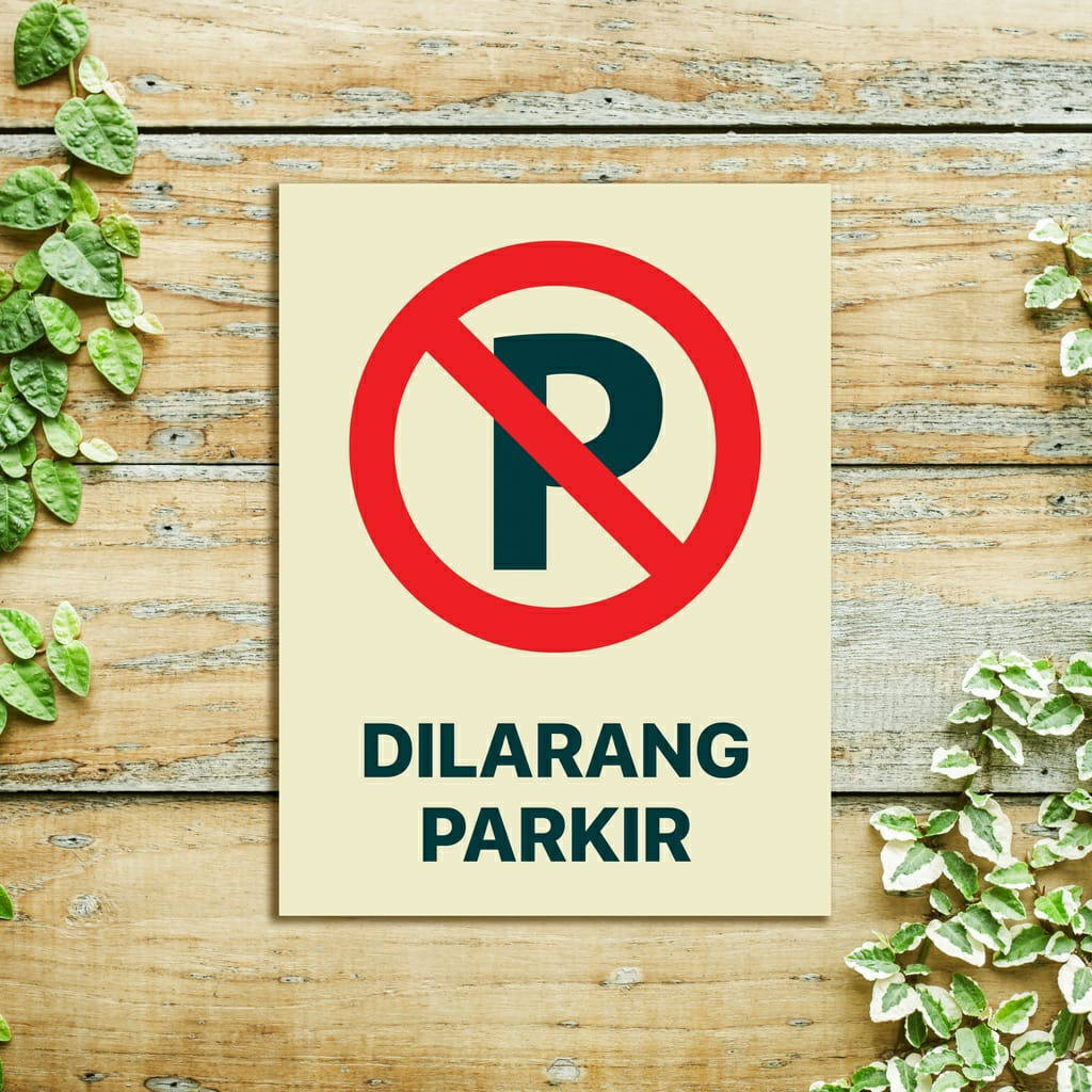 Jual Hiasan dinding/20x30/PERINGATAN PLAKAT PEMBERITAHUAN/kantor rumah ...