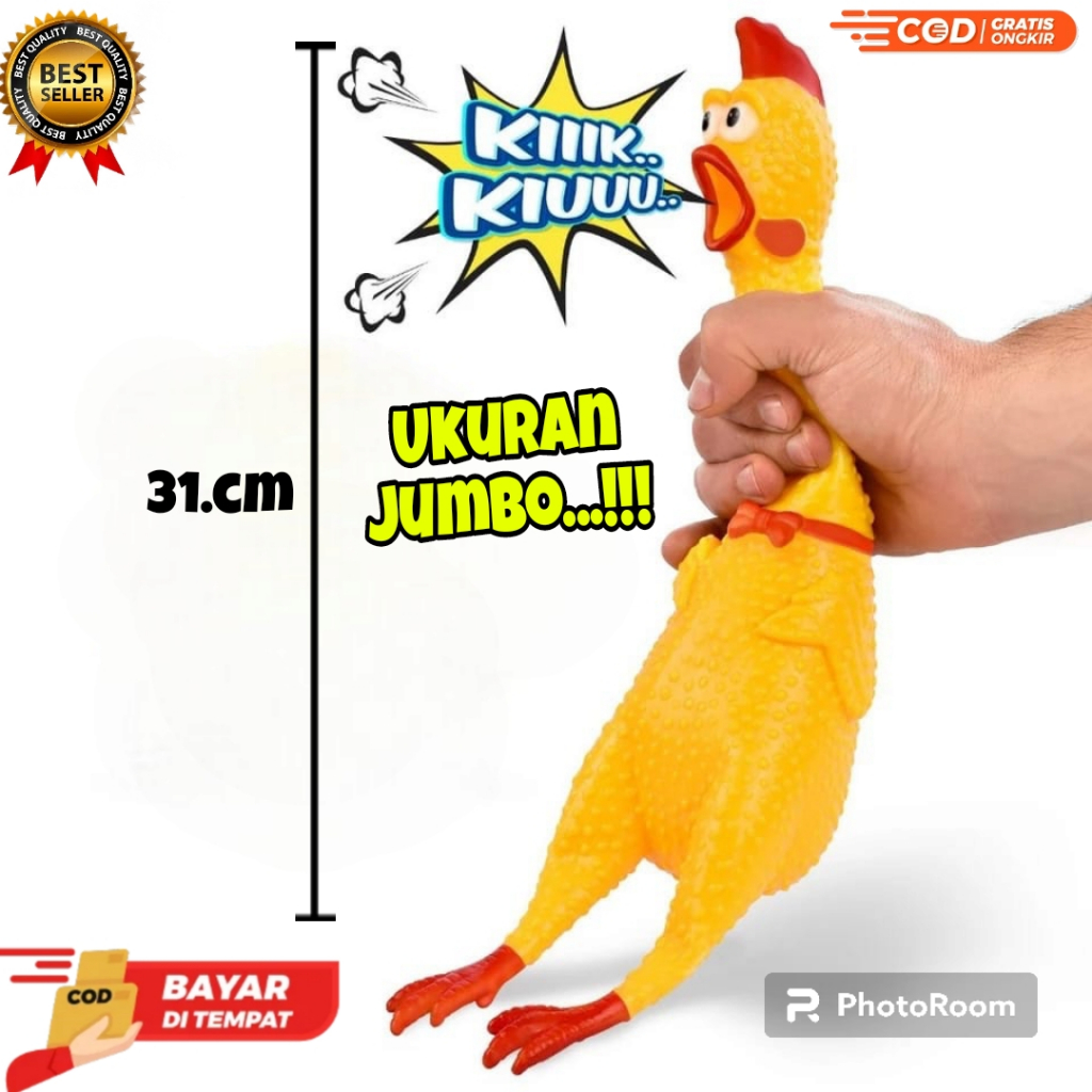 Jual Mainan Ayam Bunyi Teriak / Shrilling Screaming Chicken | Shopee ...