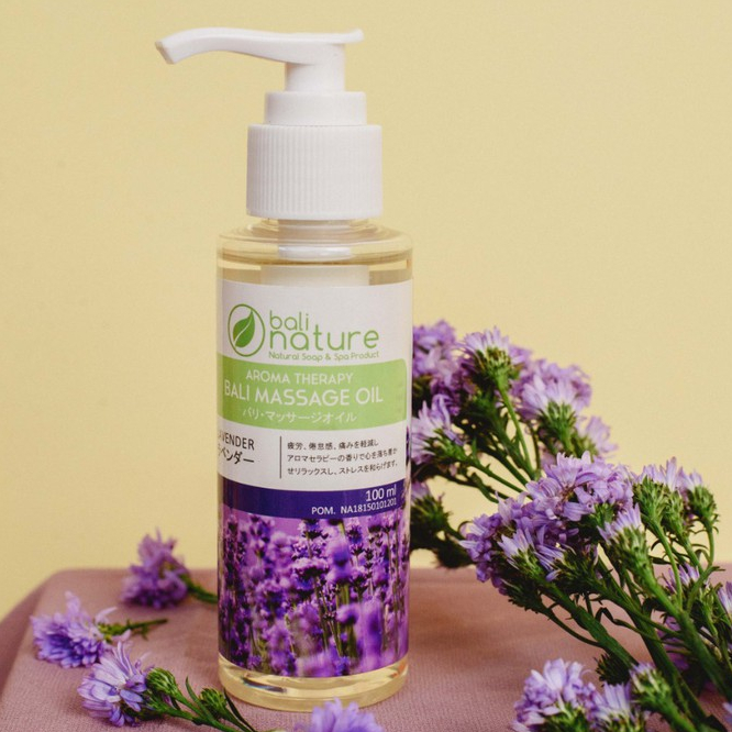 Jual Lavender Massage Oil - Minyak Pijat ala Spa - Bali Nature | Shopee Indonesia
