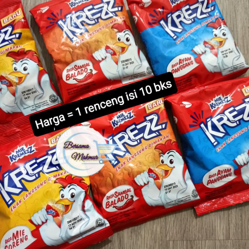 Jual Mie KREMEZZ mix & shake / KREZZ snack mie kremes kremez | Shopee ...