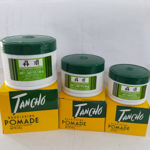 Jual Tancho Nourishing Pomade ( 20gr / 40gr / 60gr / 130gr ) - Pomade ...