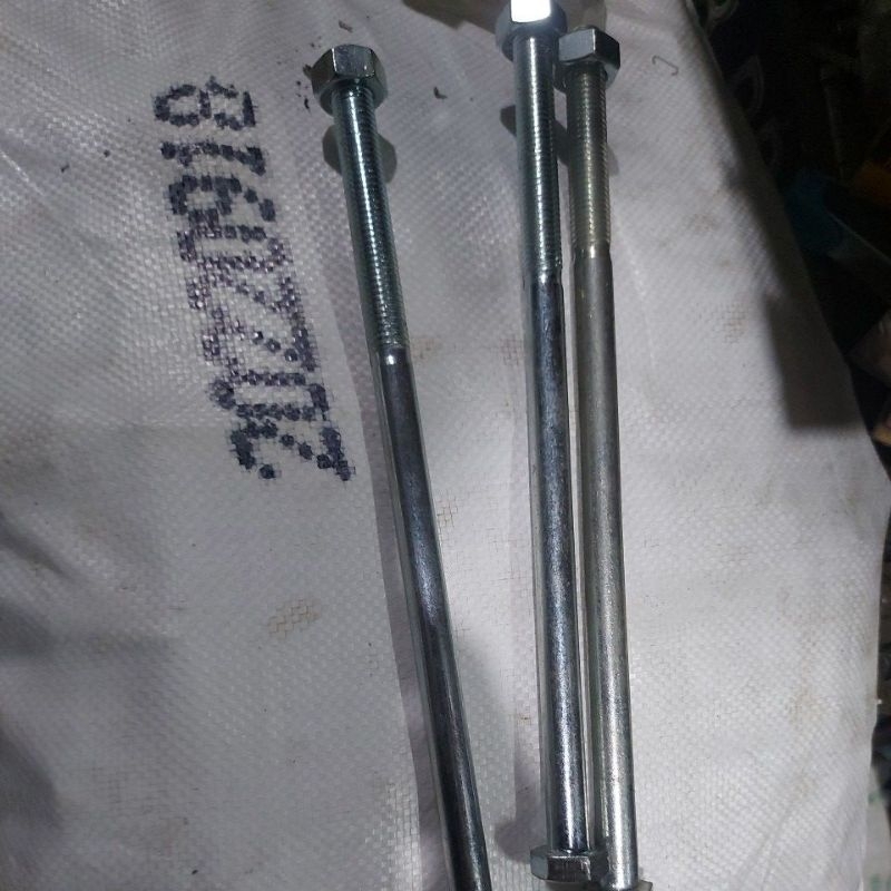 Jual Baut Gongsol M12x250mm Baut balok kayu + ring Baut Kunci 19 ...