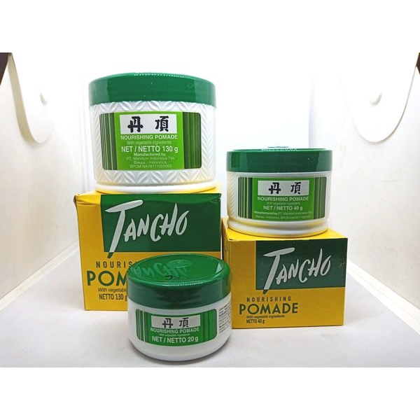 Jual Tancho Nourishing Pomade ( 20gr / 40gr / 60gr / 130gr ) | Shopee ...