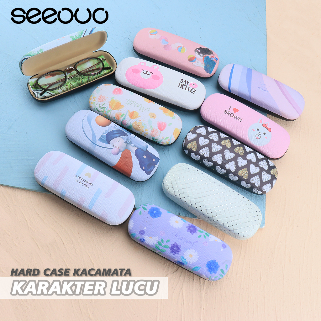 Jual Seeouo Box Tempat Kacamata Frame Hardcase Cepuk Magnet kacamata ...