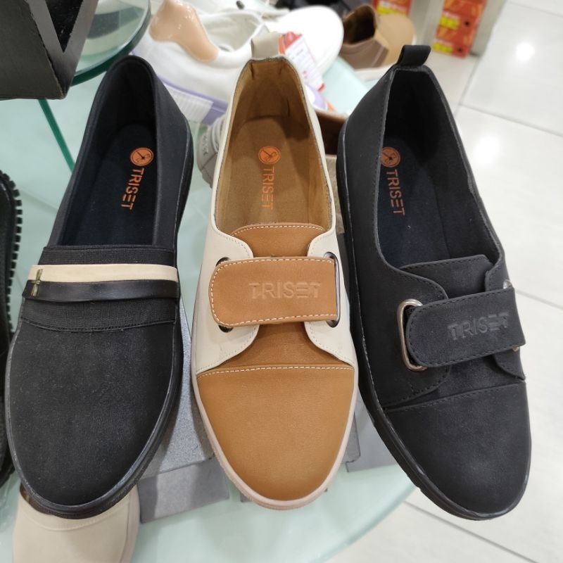 Jual Sepatu wanita TRISET Slip On ringan 36-40 | Shopee Indonesia