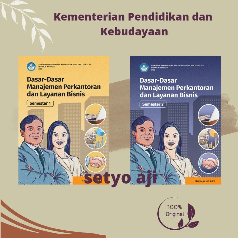 Jual Dasar dasar Manajemen Perkantoran dan Layanan Bisnis SMK, MAK Kelas 10 Smt 1 dan 2 Diknas ...