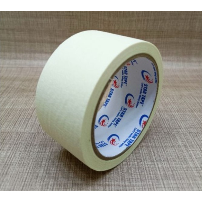 Jual MASKING TAPE LAKBAN KERTAS 2 INCH 48MM X 20M | Shopee Indonesia
