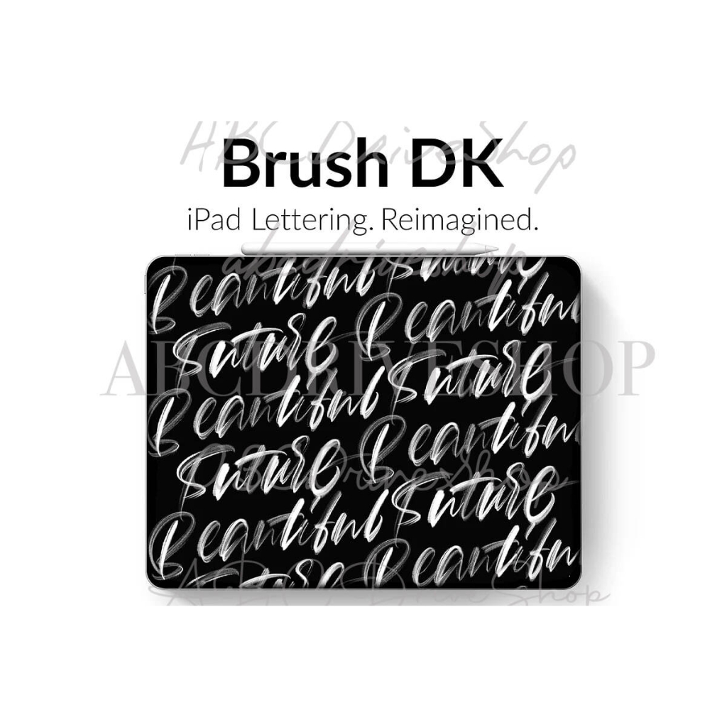 Jual Procreate Brush - DK Lettering Brushes & Worksheets | Shopee Indonesia