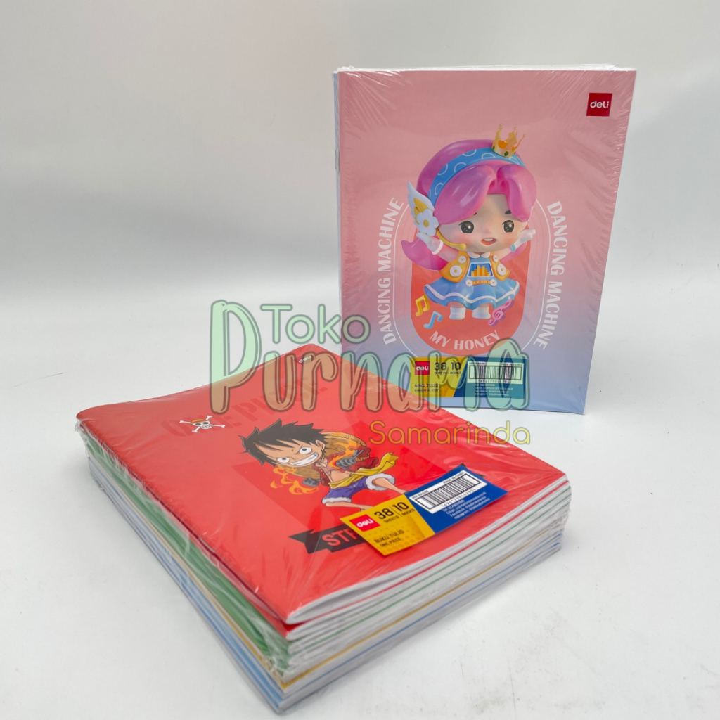 Jual Buku Tulis DELI Kuarto isi 38 Lembar Pack | Shopee Indonesia