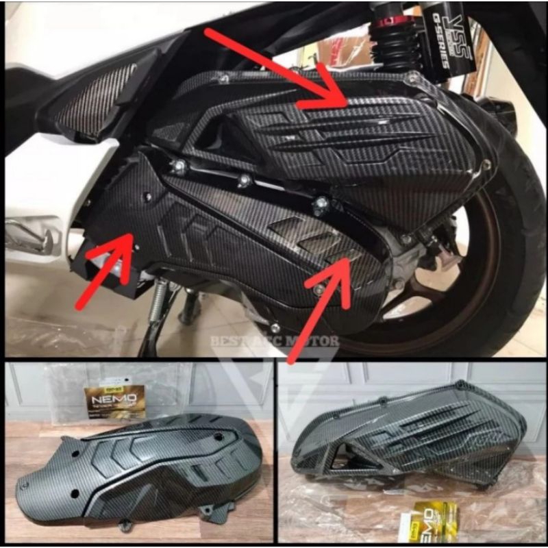 Jual Paket 3 Item Cover Filter/Cvt Belakang/Cvt Depan PCX 160 2025 ADV ...