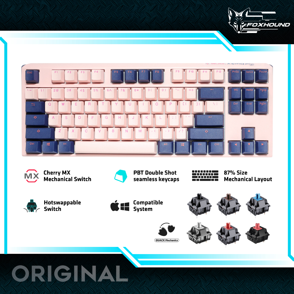 Jual Ducky One 3 Fuji TKL Hotswap Double Shot PBT QUACK Mechanical ...