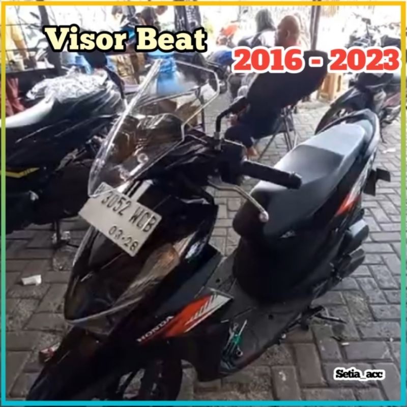 Jual Windshield Visor Beat Street Fi 2016 2017 2018 2019 2020 2021 2022 ...