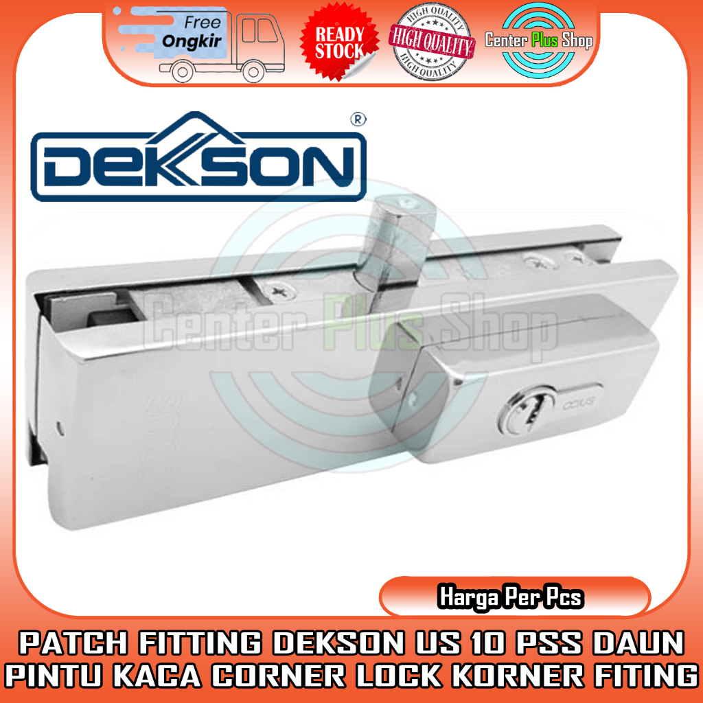 Jual KUNCI PINTU KACA BAWAH FRAMELESS TEMPERED US10 PATCH FITTING GLASS LOCK CORNER LOOK US 10 ...