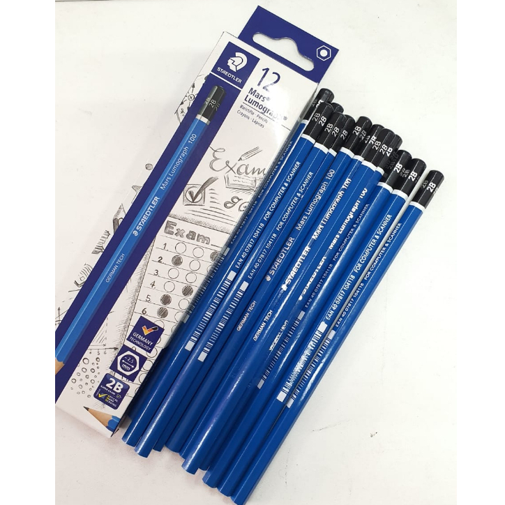 Jual Pensil 2b Staedler Mars Lumograph 2b 12pcs Shopee Indonesia