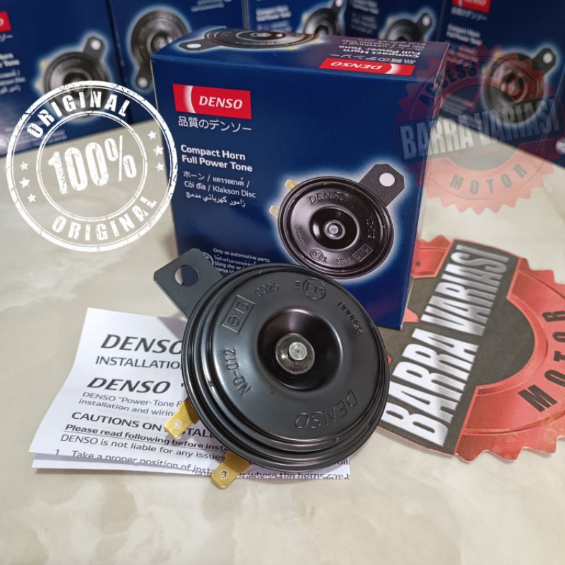 Jual KLAKSON SINGLE DISC DENSO 12 VOLT | Shopee Indonesia