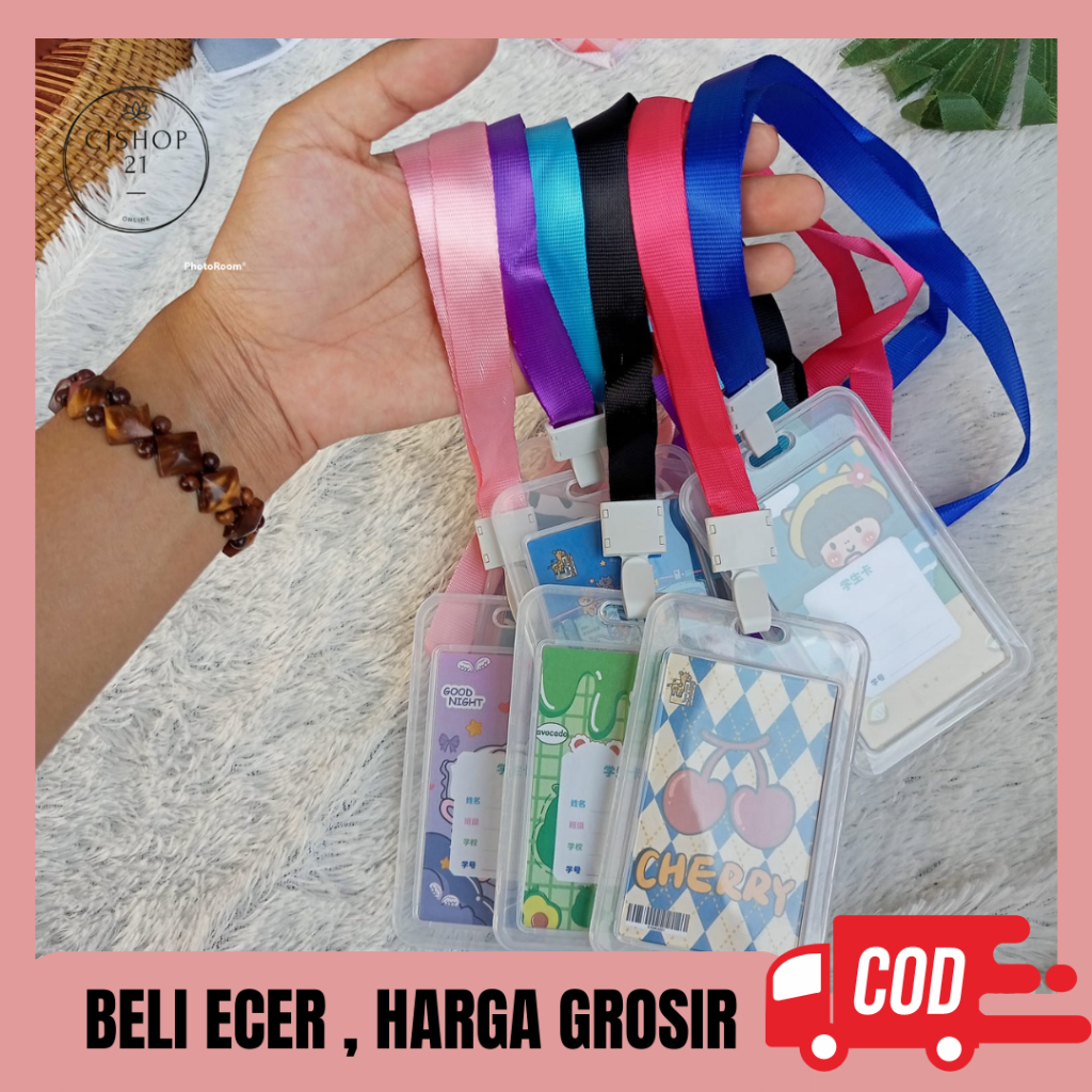Jual ID Card Transparant Putih / ID Card Transparant / ID Card Karakter ...