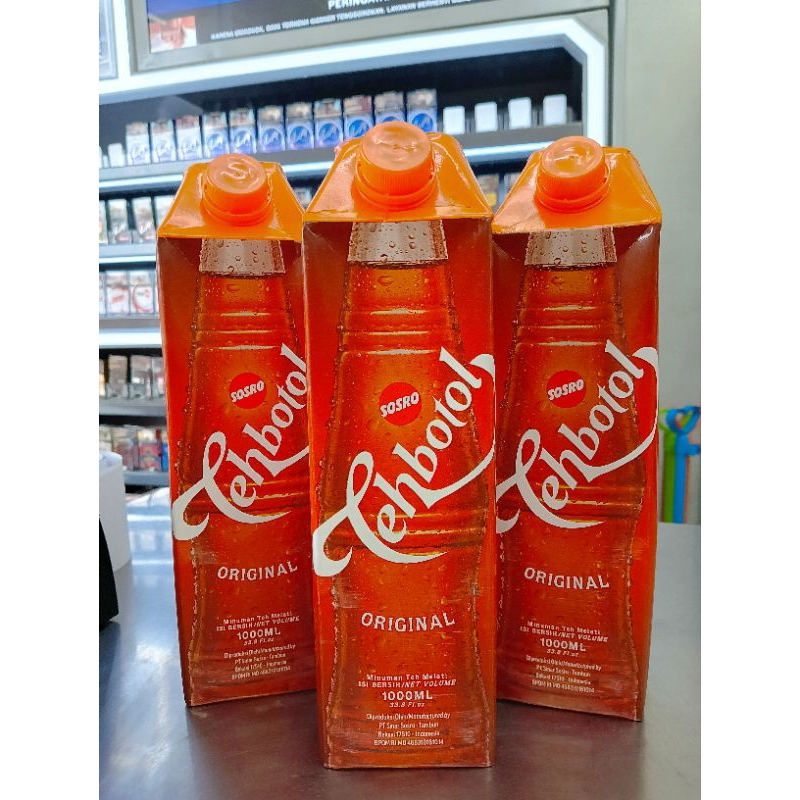 Jual TEH BOTOL SOSRO ORIGINAL 1000ML | Shopee Indonesia