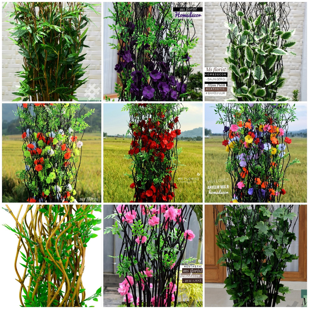 Jual Perlengkapan Rumah Bunga Dekorasi Artifisial Dekoratif 25 BATANG ...