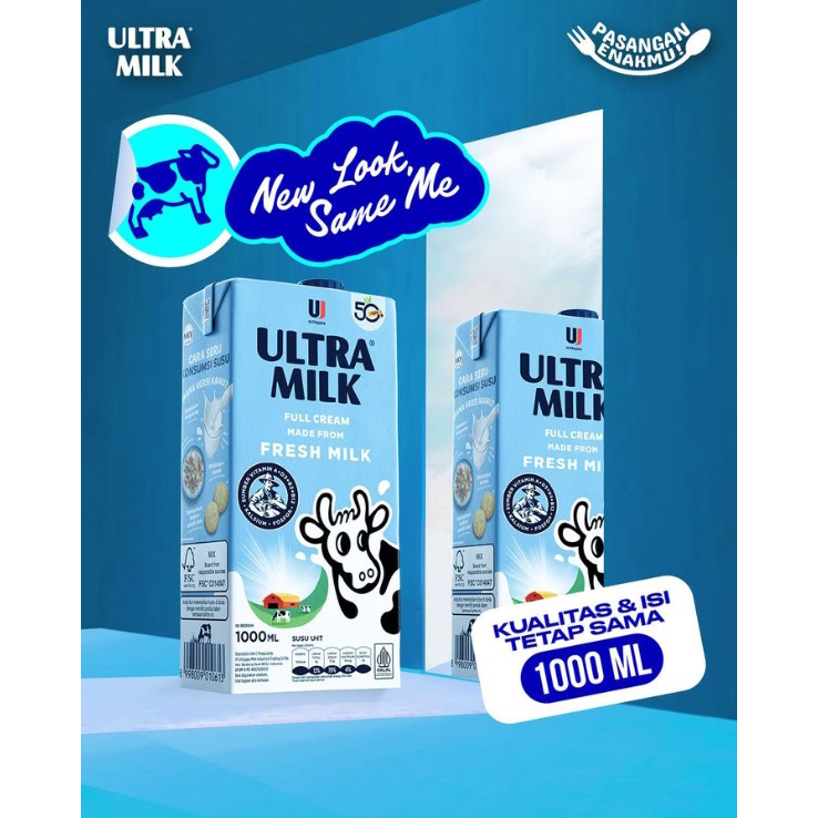 Jual UHT Ultramilk Susu Full Cream | Susu Chocolate | Low Fat High Calcium 1000ML (1L) Susu ...