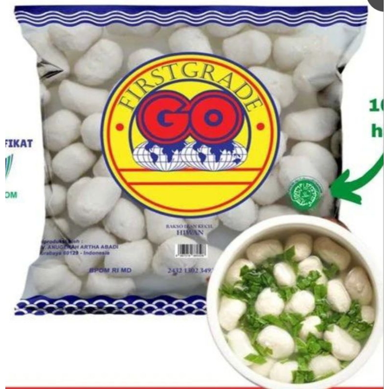 Jual Go Hiwan bakso ikan kecil 500gr isi 80 | Shopee Indonesia