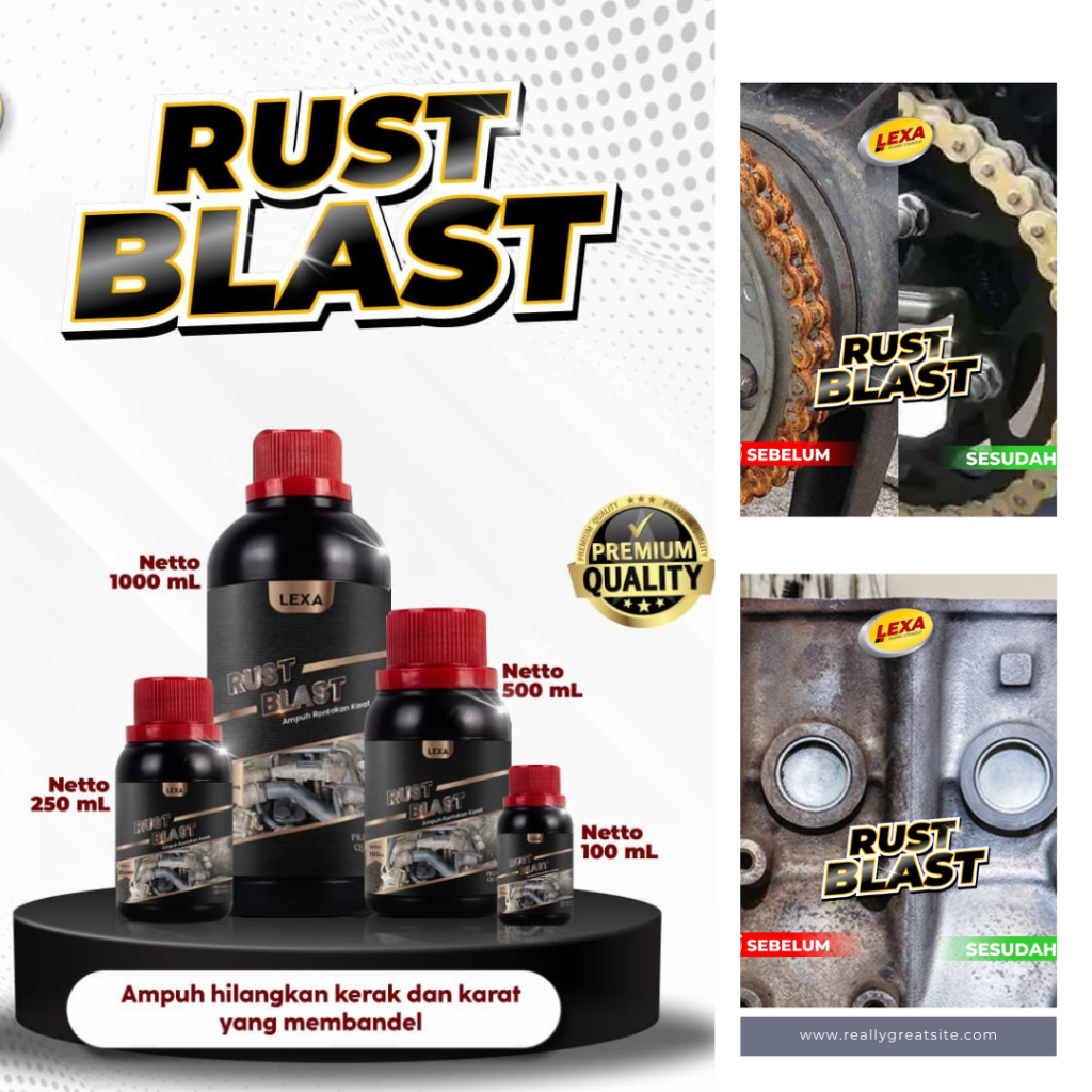 Jual Penghilang Karat dan Kerak pada Kendaraan Besi Chrome dan Aluminium Ampuh Rust Blast ...