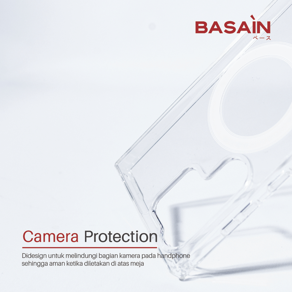 Jual Casing Samsung S22 Ultra Case Hybrid MagSafe BASAIN | Transparant ...