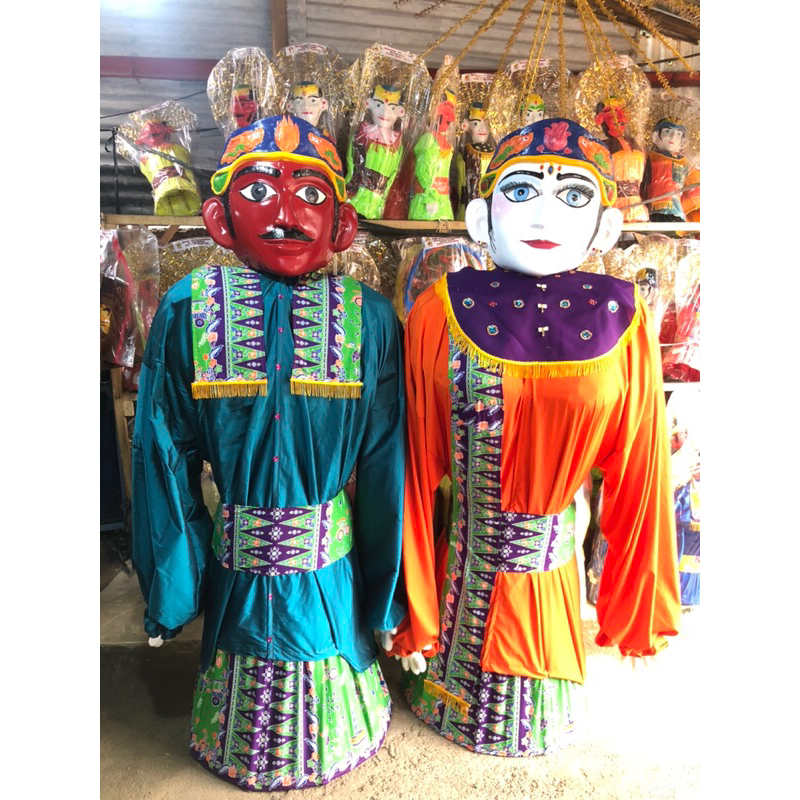 Jual Ondel-Ondel 2,50 Meter(Include Kembang kelapa) | Shopee Indonesia